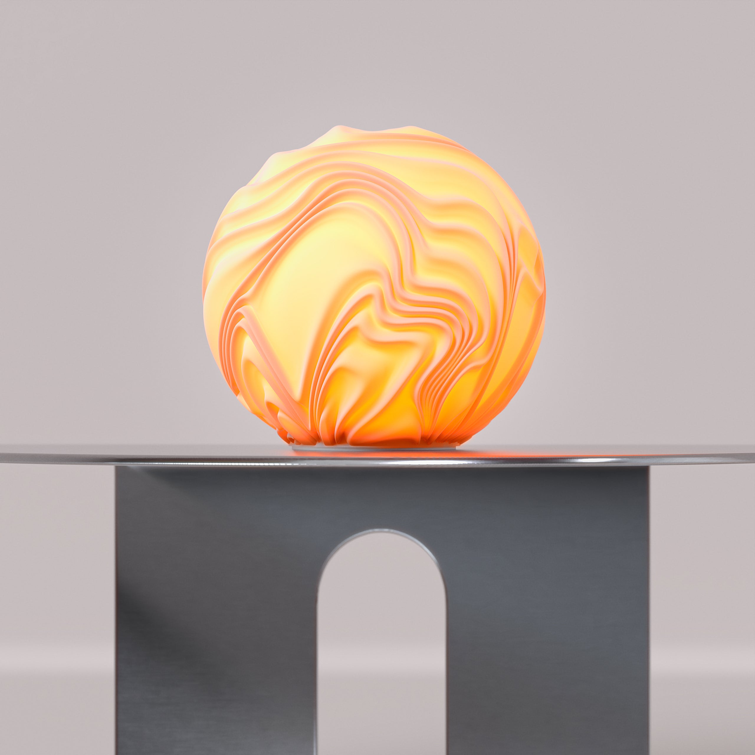 Digitally crafted lamps in sustainable plant-based biopolymers – Leora